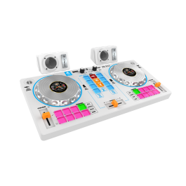 iDance 7-in-1 DJ Mixer met BT en speakers XD301 White kopen?